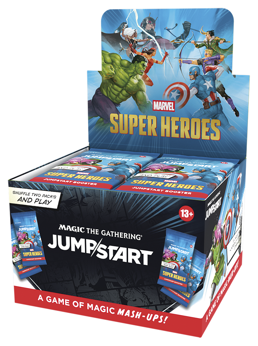 (MSH) Box, Jumpstart Booster: Magic The Gathering | Marvel Super Heroes ...