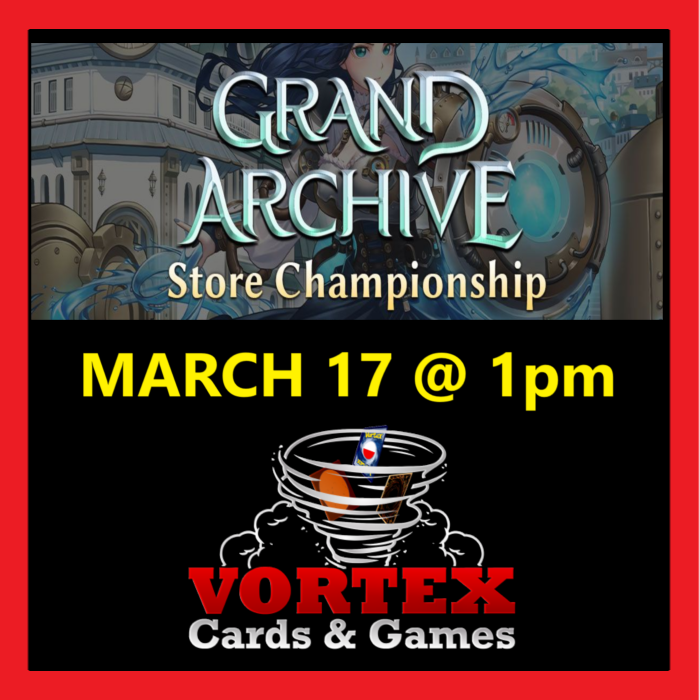 Grand Archive Alchemical Revolution Store Championship | Vortex Cards ...