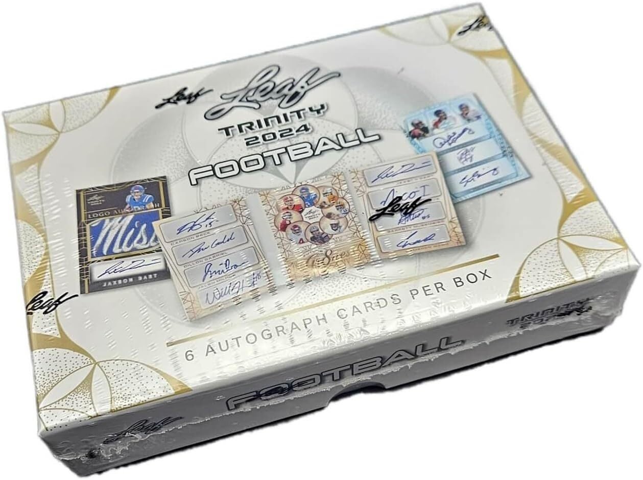 2024 LEAF Trinity Football Hobby Box | Vortex Cards & Games, LLC